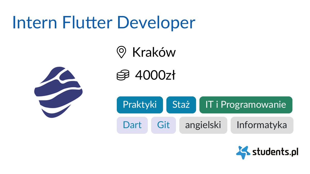 Intern Flutter Developer w Miquido, Kraków - Oferty