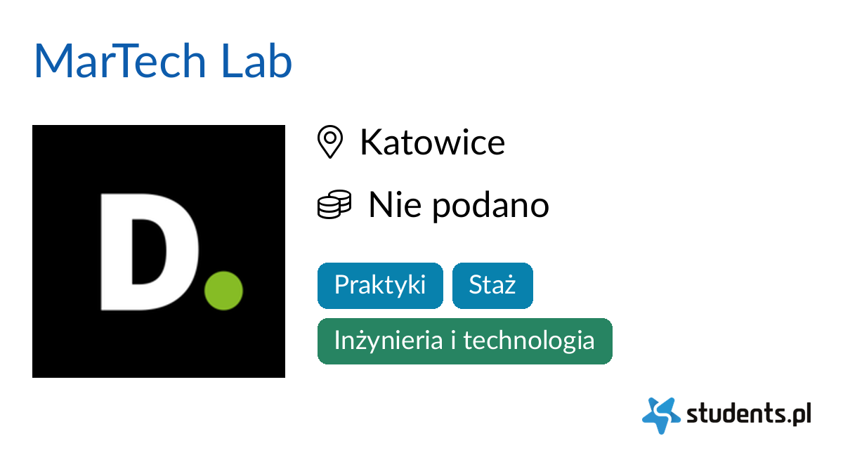 MarTech Lab w Deloitte, Katowice - Oferty