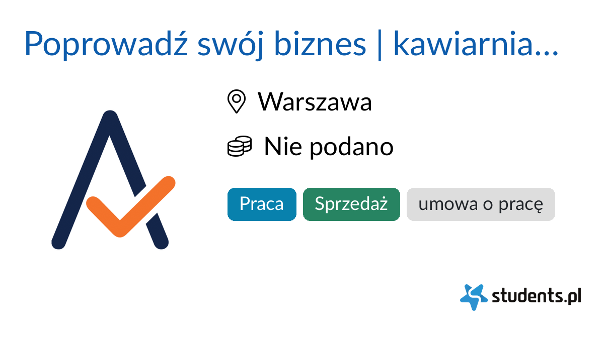 Poprowadź swój biznes | kawiarnia Costa Coffee | Warszawa, C.H. Złote ...