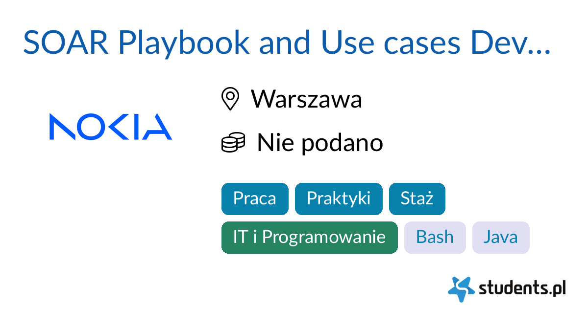 Soar Playbook And Use Cases Developer With Javapython Working